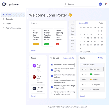 Project Tracker | Progress Telerik