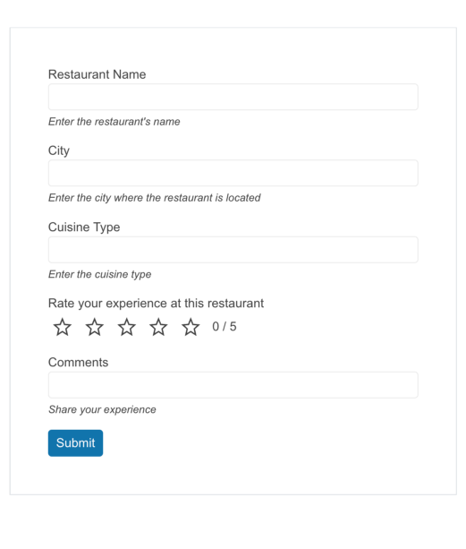 Blazor Rating Telerik Ui For Blazor