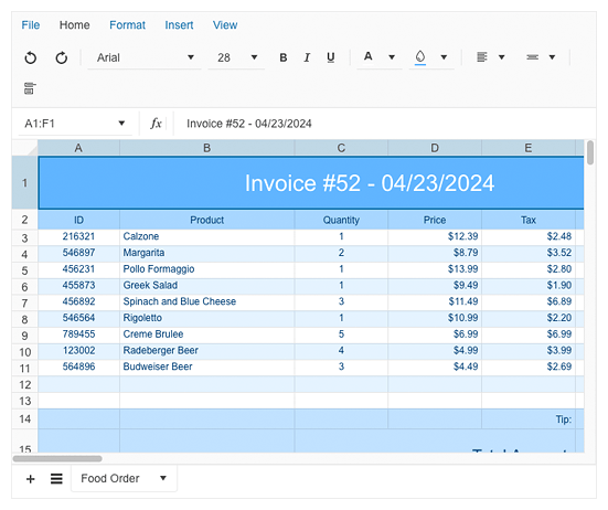 Blazor Spreadsheet | Telerik UI for Blazor Blazor Spreadsheet | Telerik UI for Blazor