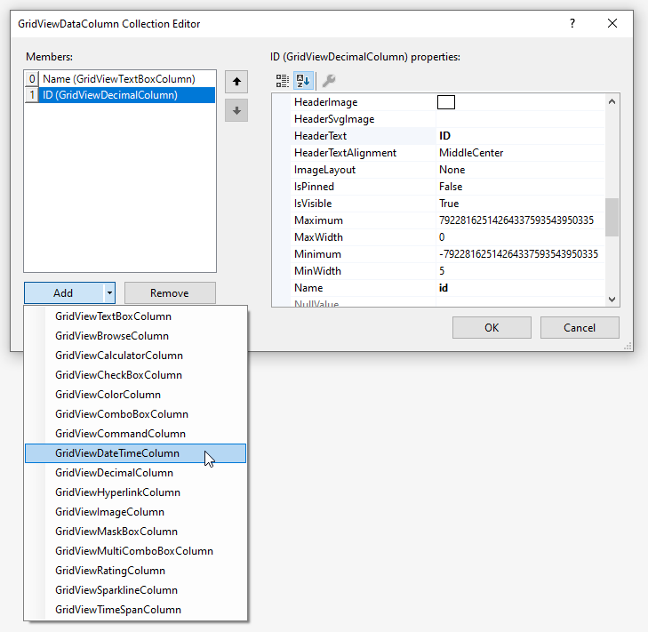 Populating WinForms RadGridView with Data in Unbound Mode Populating WinForms RadGridView with Data in Unbound Mode