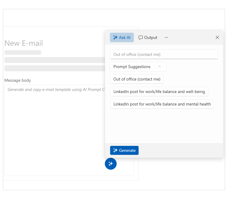 WPF AI Prompt Control | Telerik UI for WPF WPF AI Prompt Control | Telerik UI for WPF