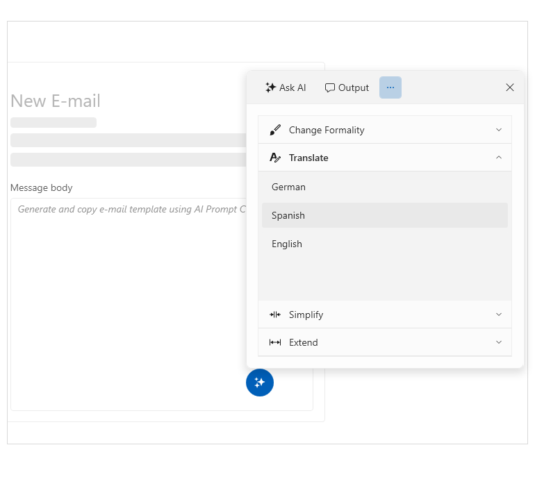 WPF AI Prompt Control | Telerik UI for WPF WPF AI Prompt Control | Telerik UI for WPF