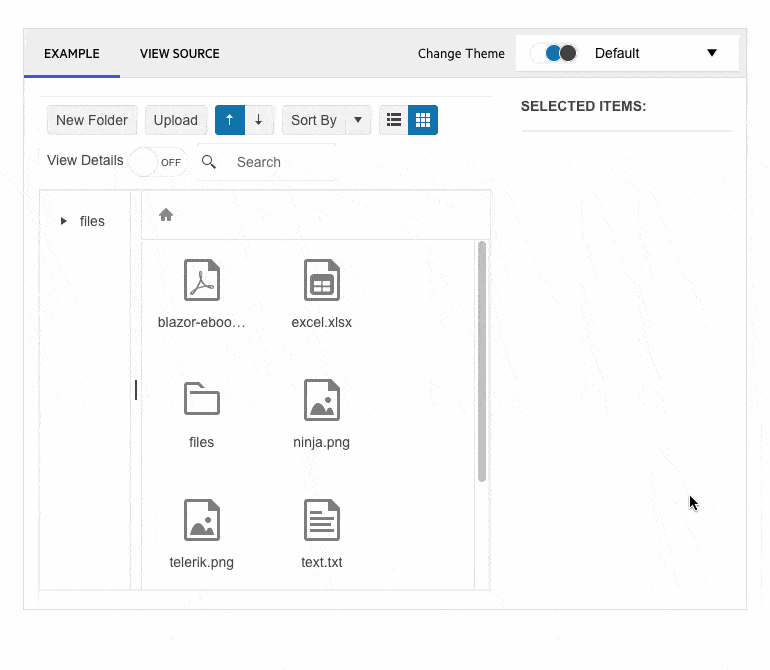 Blazor Filemanager Component Telerik Ui For Blazor