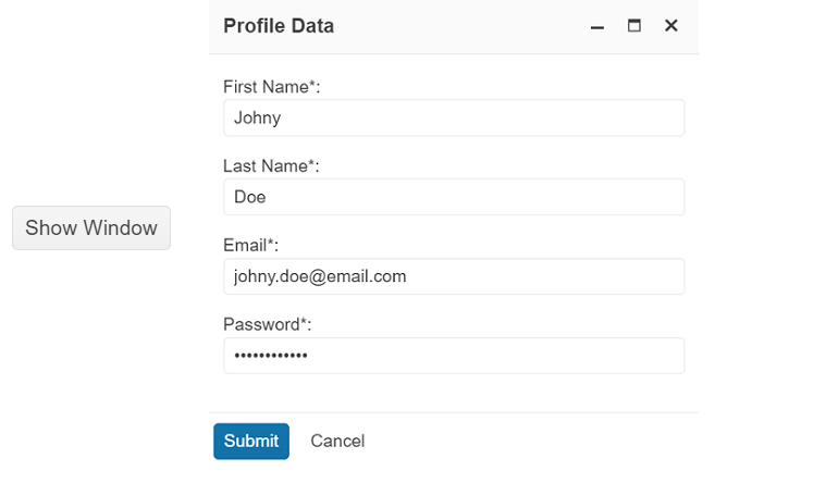 Blazor Window Component | Telerik UI for Blazor Blazor Window Component | Telerik UI for Blazor