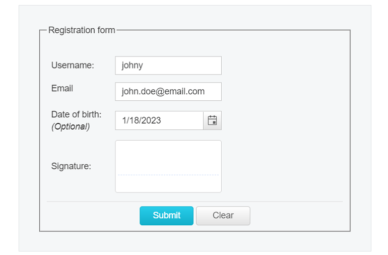 Aspnet Ajax Signature Component Telerik Ui For Aspnet Ajax