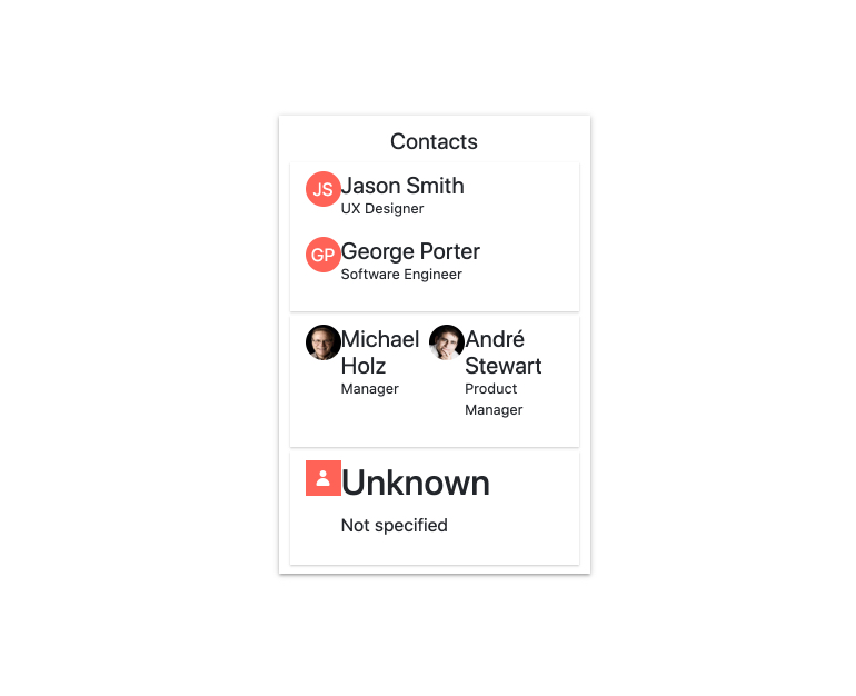 ASP.NET Core Avatar Component | Telerik UI for ASP.NET Core ASP.NET Core Avatar Component | Telerik UI for ASP.NET Core
