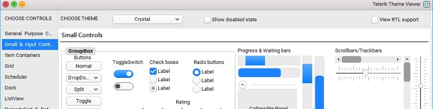 Introducing The Crystal Theme Telerik Ui For Wpf And Winforms