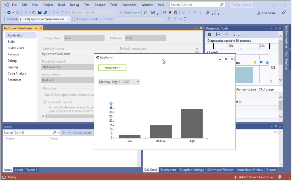 How To Convert Existing Winforms Wpf Projects To Core