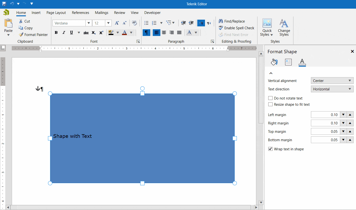 Now You Can Add Text To Shapes In Wpf Radrichtextbox