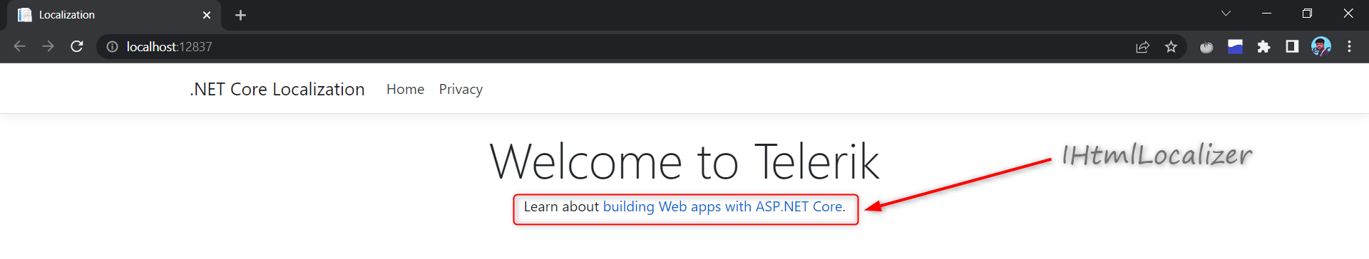 How To Use Localization In Aspnet Core