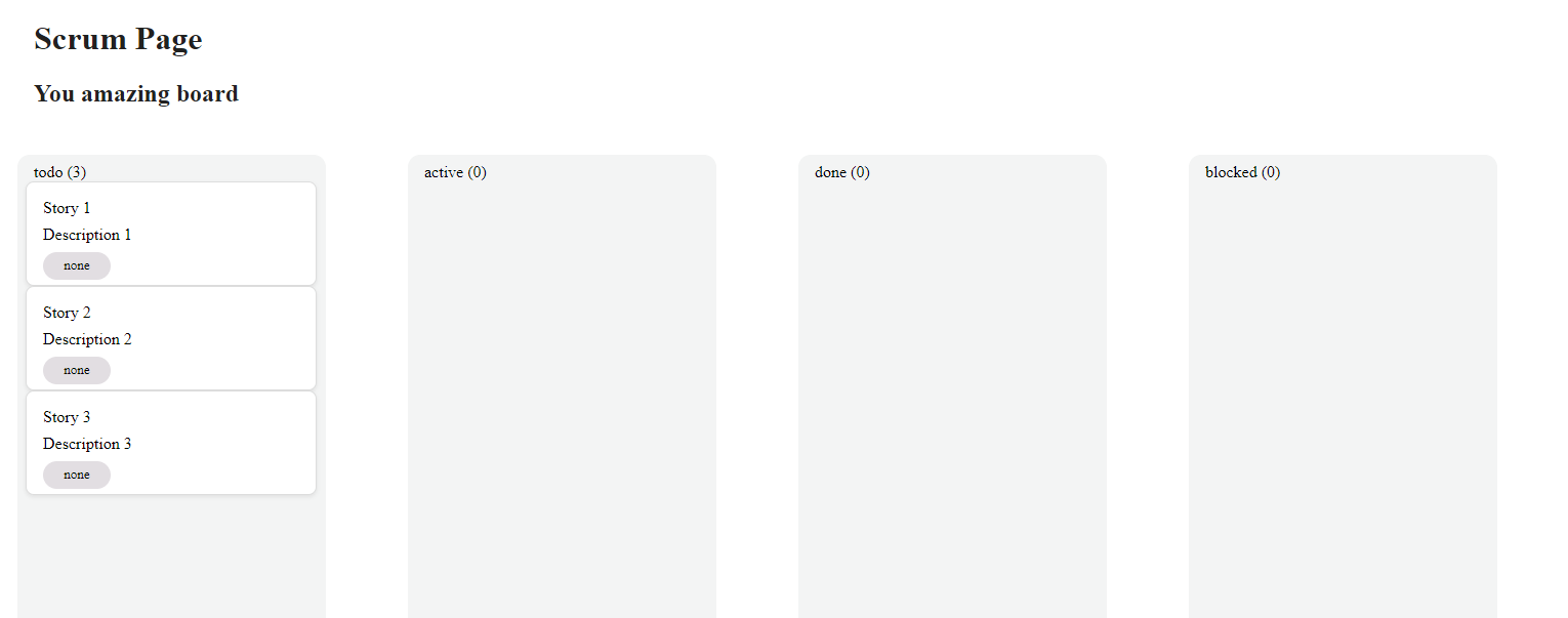 Build Your Own Scrum Board—kendo Ui For Angular Drag And Drop
