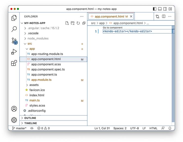 Create Rich Text Content With Angular Kendo Ui Editor