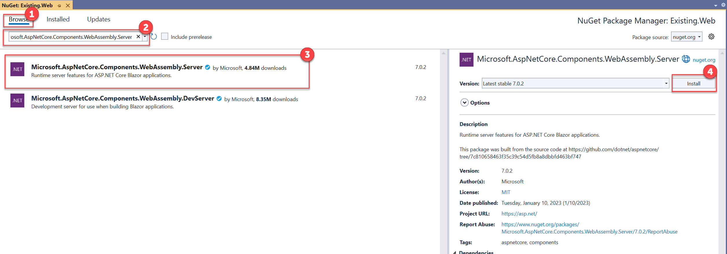 How to Integrate Blazor WASM into Existing ASP.NET Core App ... How to Integrate Blazor WASM into Existing ASP.NET Core App ...