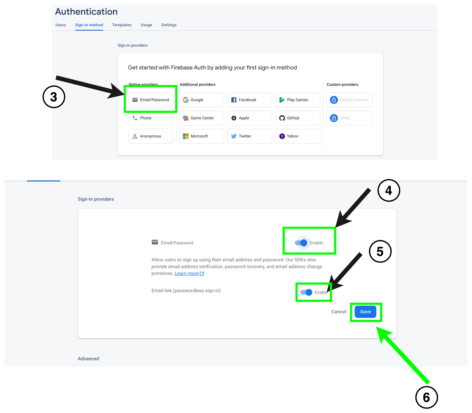 Passwordless Authentication Using Firebase
