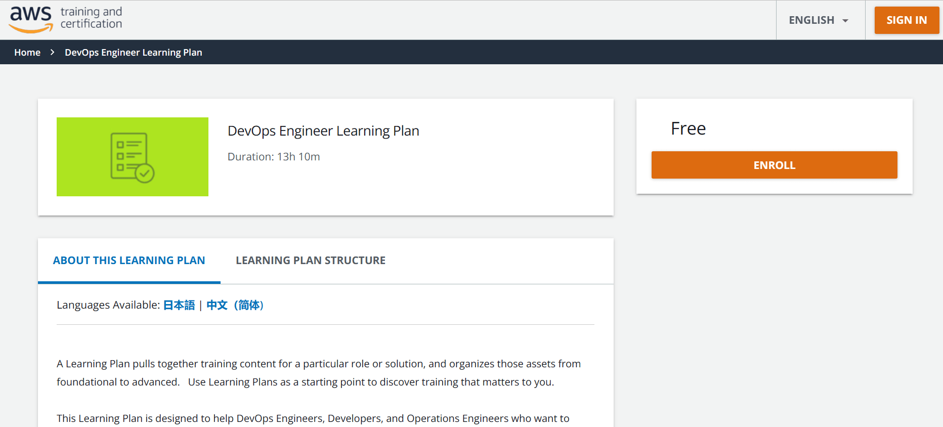 Top Aws Learning Plans 2023 Devops Engineering Learning Plan