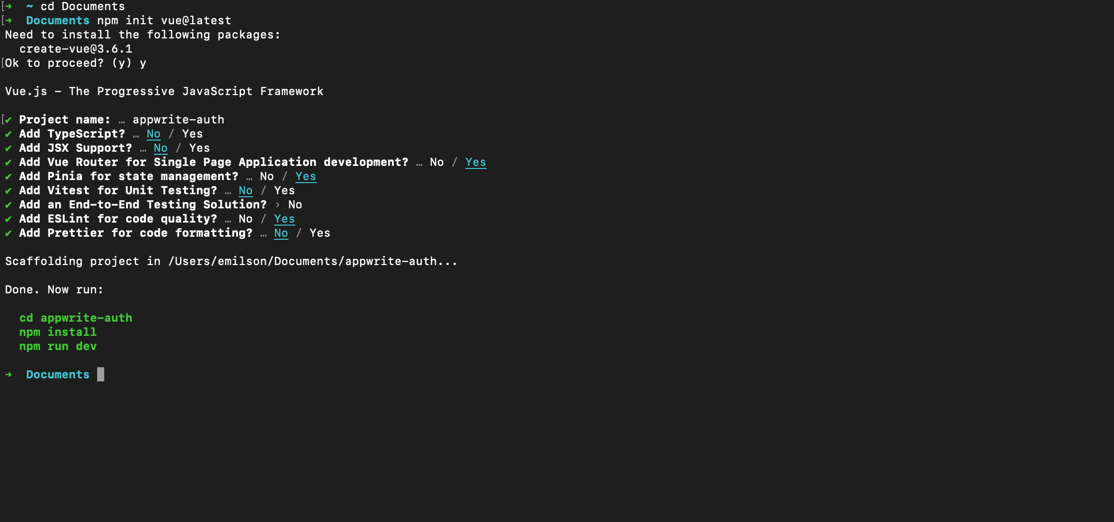 Authentification des utilisateurs avec Appwrite et Vue Authentification des utilisateurs avec Appwrite et Vue