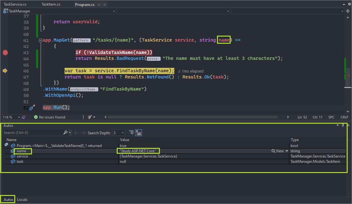ASP.NET Core Basics: Debugging in Visual Studio ASP.NET Core Basics: Debugging in Visual Studio
