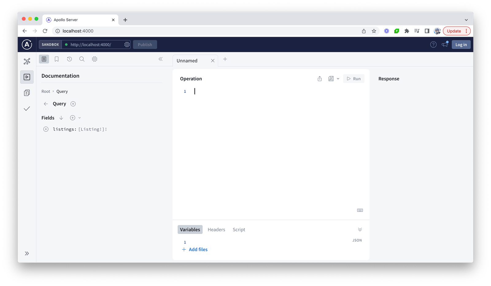 Creating a GraphQL API with Apollo Server Creating a GraphQL API with Apollo Server