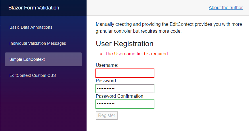Blazor Basics: Advanced Blazor Form Validation Blazor Basics: Advanced Blazor Form Validation