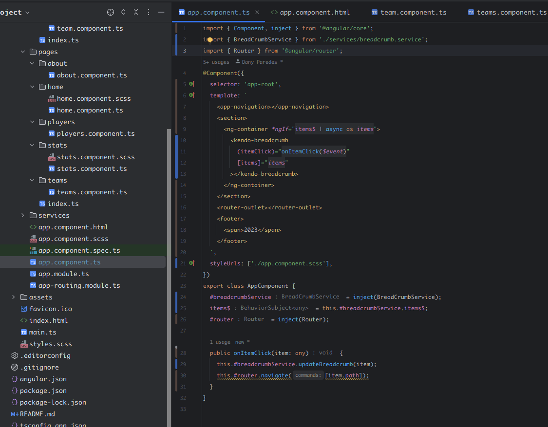 Build a Dynamic Breadcrumb Trail with Kendo UI for Angular Build a Dynamic Breadcrumb Trail with Kendo UI for Angular