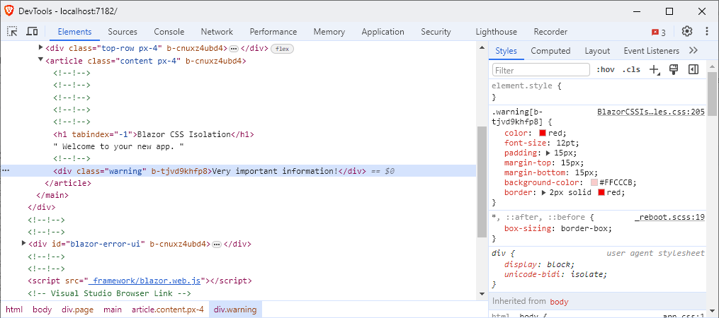 Blazor Basics: Styling Blazor Components with CSS Blazor Basics: Styling Blazor Components with CSS