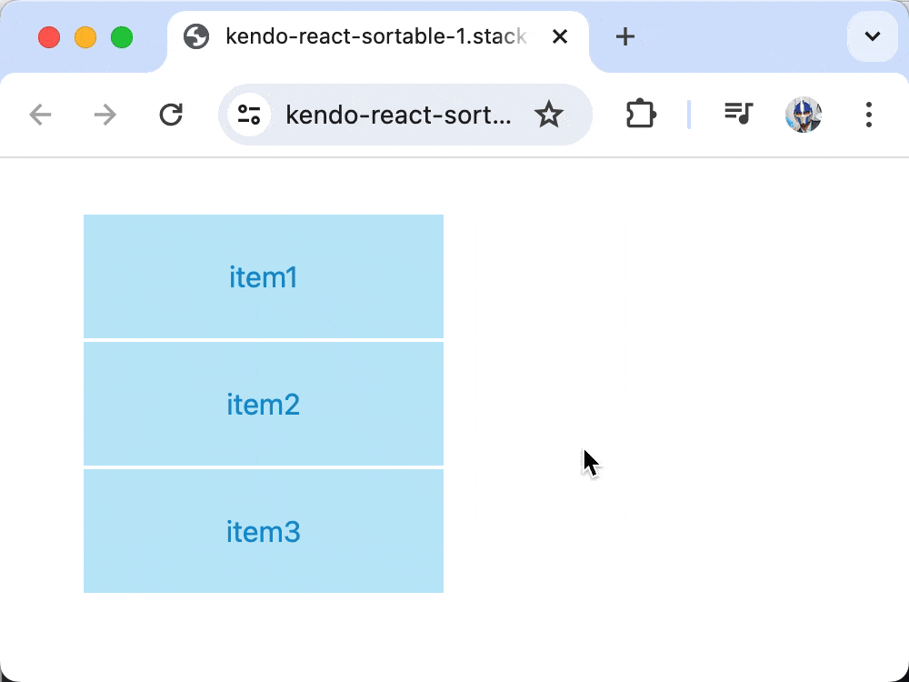 Drag and Drop with the KendoReact Sortable Component Drag and Drop with the KendoReact Sortable Component