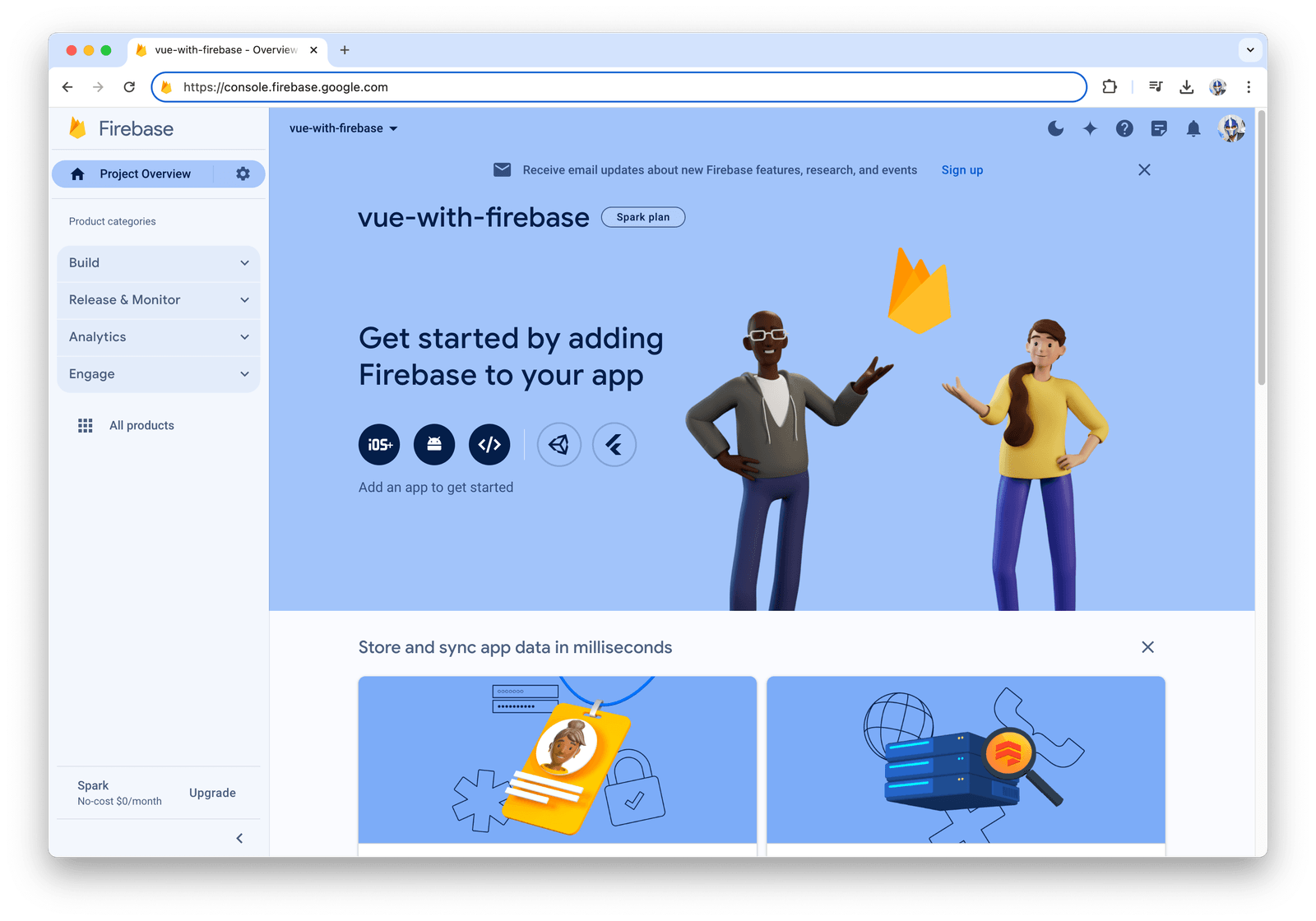Vue Basics: How to Use Vue with Firebase Vue Basics: How to Use Vue with Firebase
