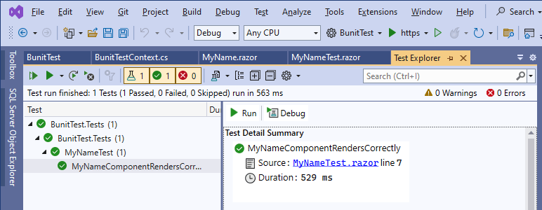 Blazor Basics: Testing Blazor Components with BUnit Blazor Basics: Testing Blazor Components with BUnit