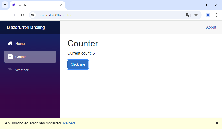 Blazor Basics: Handling Errors and Exception Logging Blazor Basics: Handling Errors and Exception Logging
