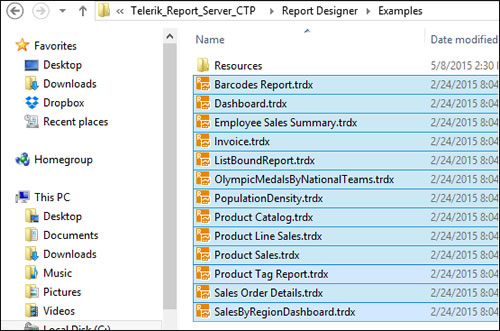 Getting Started With Telerik Report Server Community Technology