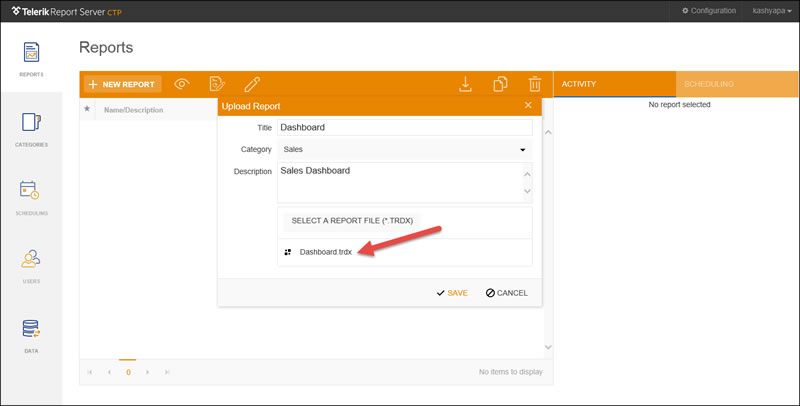 Getting Started With Telerik Report Server Community Technology