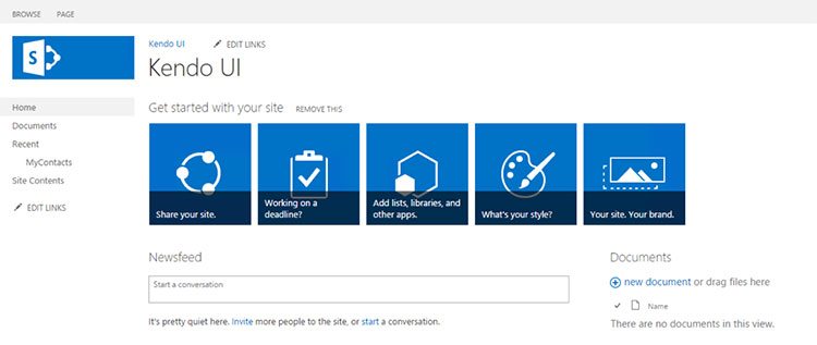 Introduction To Using Kendo Ui In Sharepoint Online A How To Series Telerik Blogs