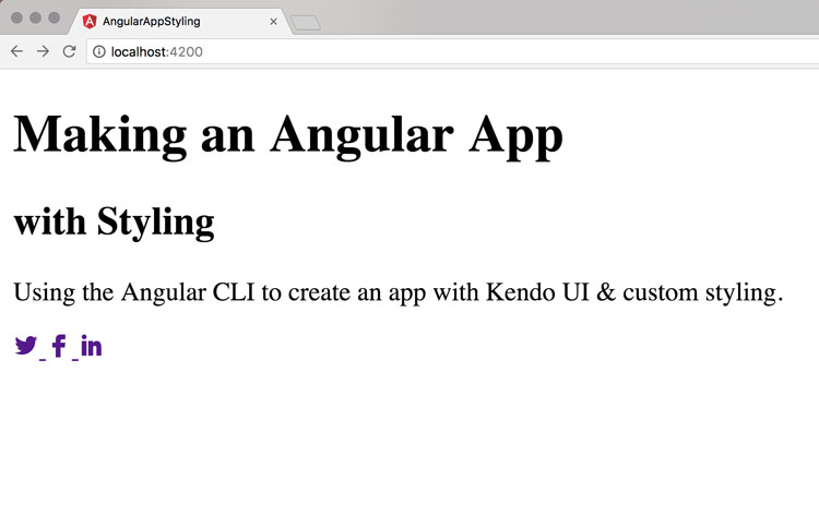 How To Create An Angular Application Adding Styling With Kendo Ui Telerik Blogs