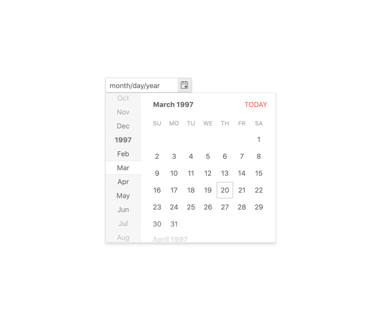 Angular Datepicker Component Kendo Ui For Angular