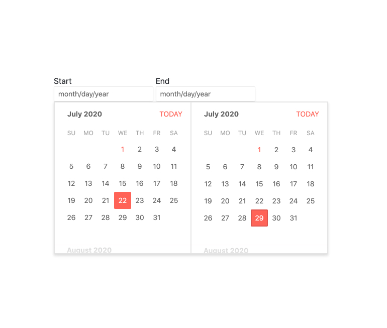 Angular Daterange Component Kendo Ui For Angular