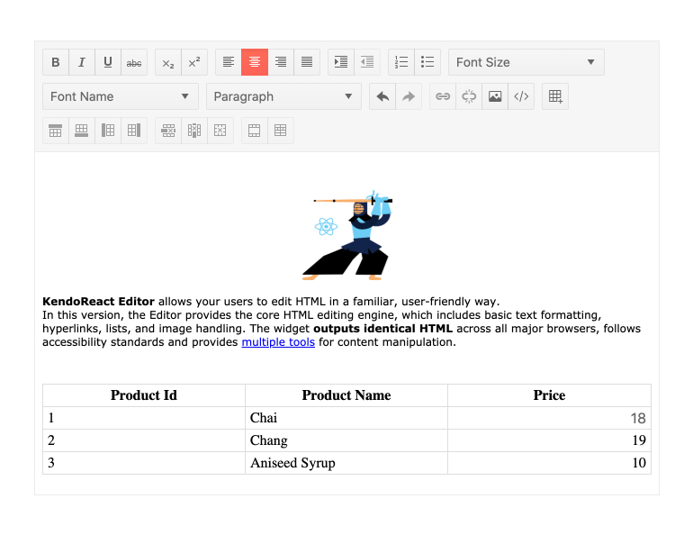 Angular Editor Component | Kendo UI for Angular Angular Editor Component | Kendo UI for Angular