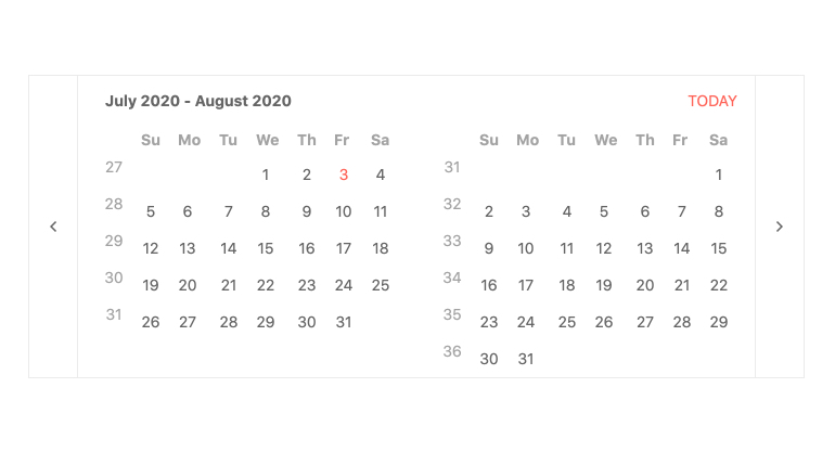 Angular MultiViewCalendar Component Kendo UI For Angular angular-multiviewcalendar-component-kendo-ui-for-angular