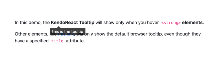 Vue Tooltip Component | Kendo UI for Vue Vue Tooltip Component | Kendo UI for Vue