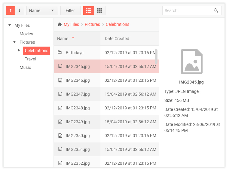 Jquery Filemanager Widget Kendo Ui For Jquery