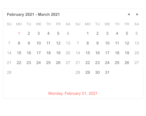 jQuery MultiViewCalendar Widget | Kendo UI for jQuery jQuery MultiViewCalendar Widget | Kendo UI for jQuery