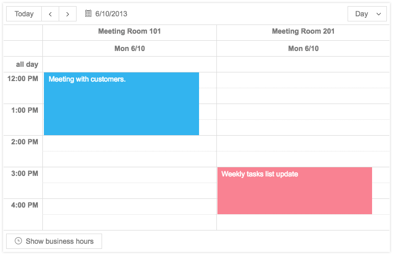 Jquery Scheduler Widget Kendo Ui For Jquery