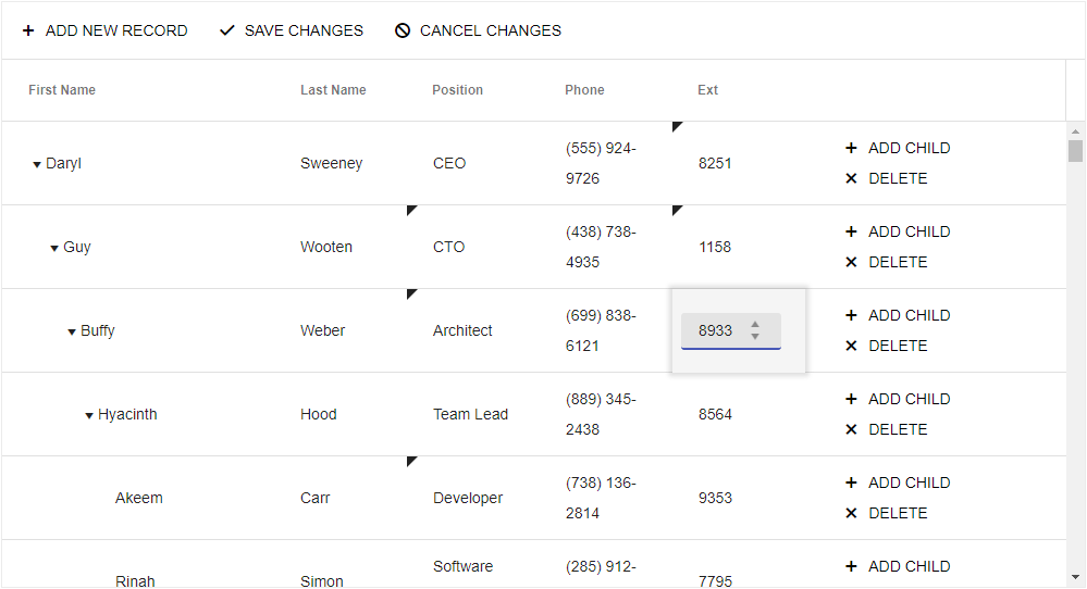 jQuery TreeList Widget | Kendo UI for jQuery jQuery TreeList Widget | Kendo UI for jQuery