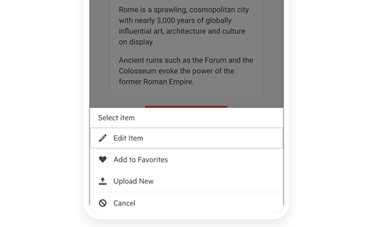 Angular Actionsheet Component Kendo Ui For Angular