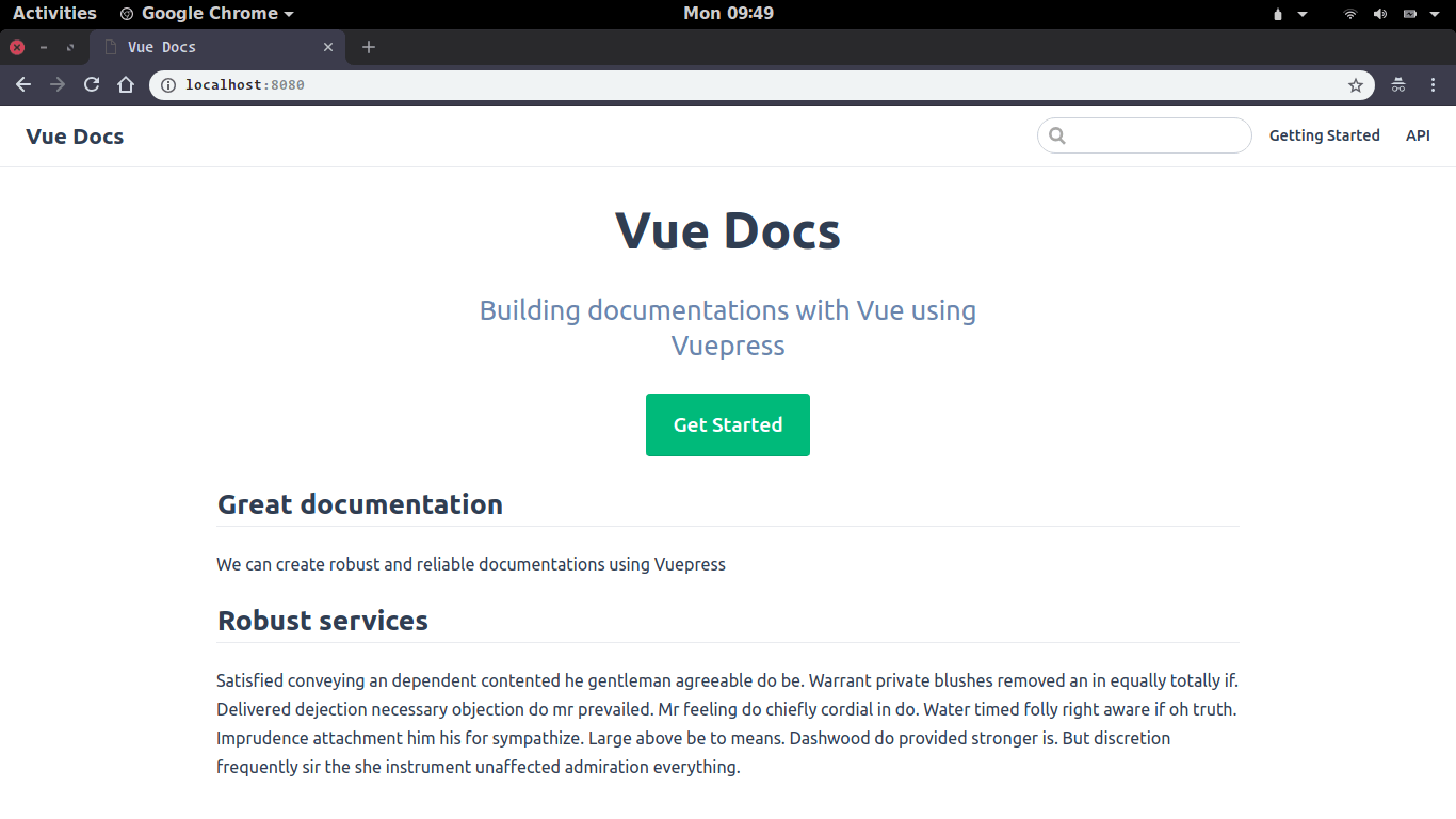 Building Documentations With Vue Using Vuepress