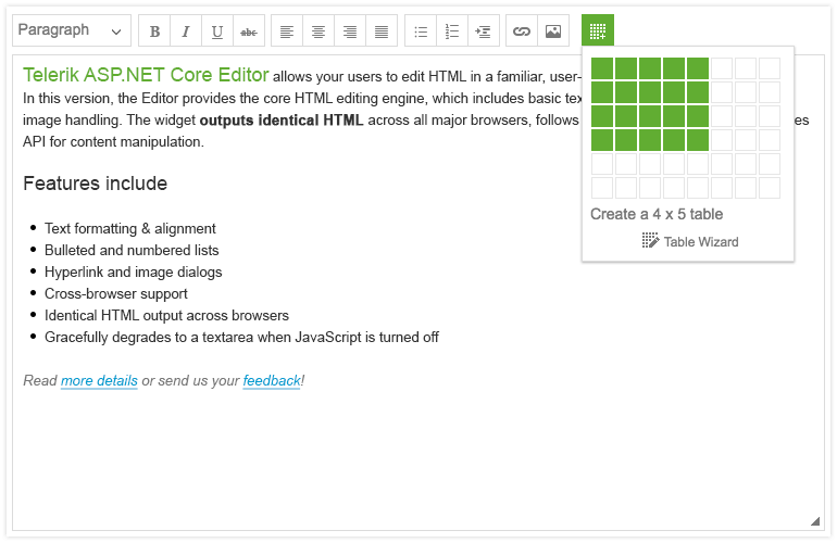 Editor Aspnet Core Components Telerik Ui For Aspnet Core