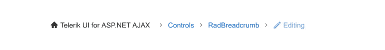 Aspnet Ajax Breadcrumb Radcontrols For Web Forms Telerik Ui For Aspnet Ajax