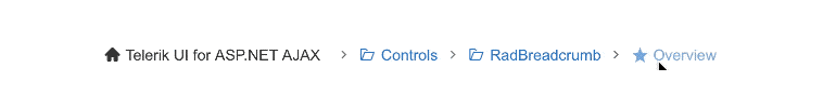 ASP.NET AJAX Breadcrumb - RadControls for Web Forms | Telerik UI for ... ASP.NET AJAX Breadcrumb - RadControls for Web Forms | Telerik UI for ...