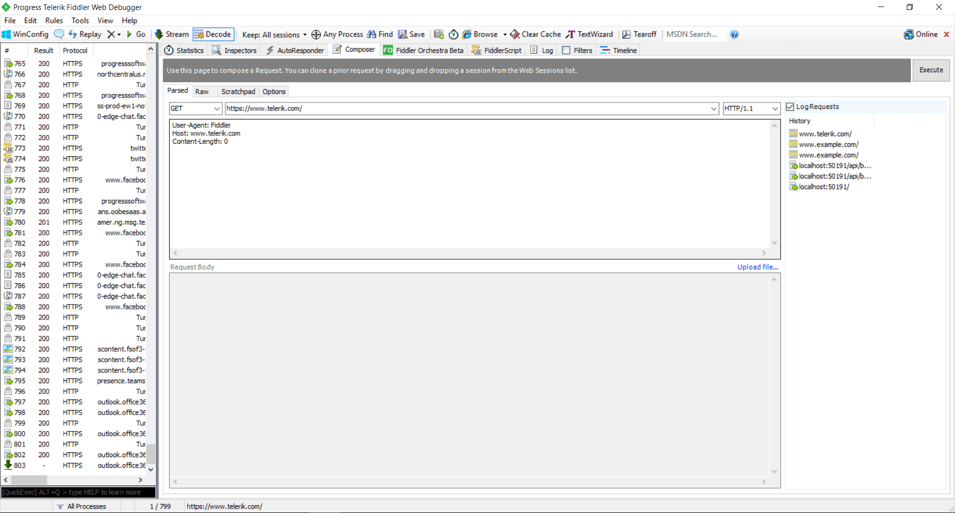 How to: Compose HTTP(S) Requests with Fiddler How to: Compose HTTP(S) Requests with Fiddler