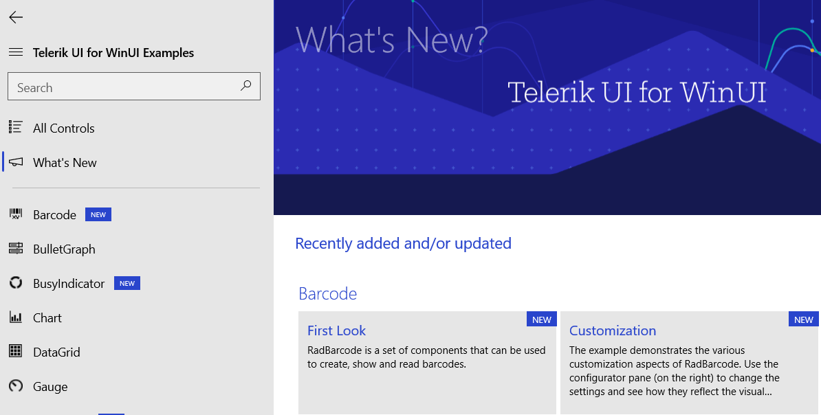 Telerik UI for WinUI R1 2021: New RibbonView, Barcode, More Telerik UI for WinUI R1 2021: New RibbonView, Barcode, More