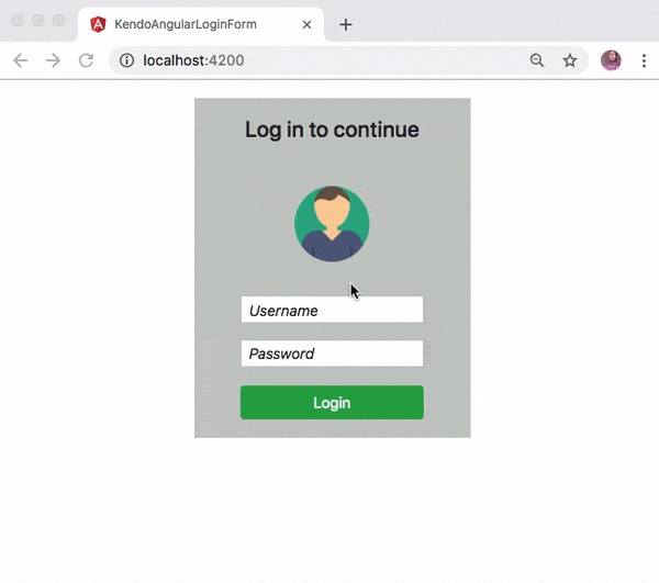 Build an Animated Login Form in Angular Using Kendo UI Build an Animated Login Form in Angular Using Kendo UI